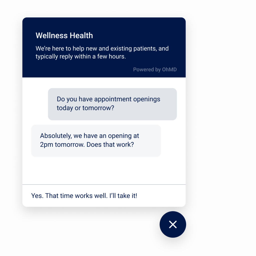Patient Communication Software for Better Conversations | OhMD